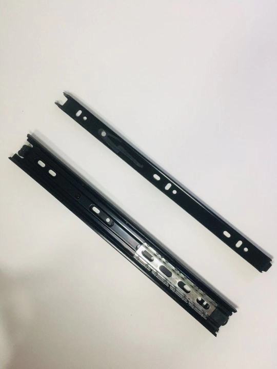 1 pair (2pcs) Drawer slide rail three-section guide (9 inch 11 inch, 13 ...