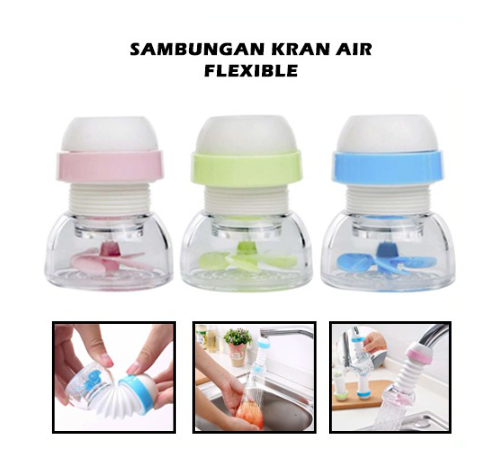 Filter Kran Keran Air Saringan Kipas Putar Fleksibel WARNA ACAK ...