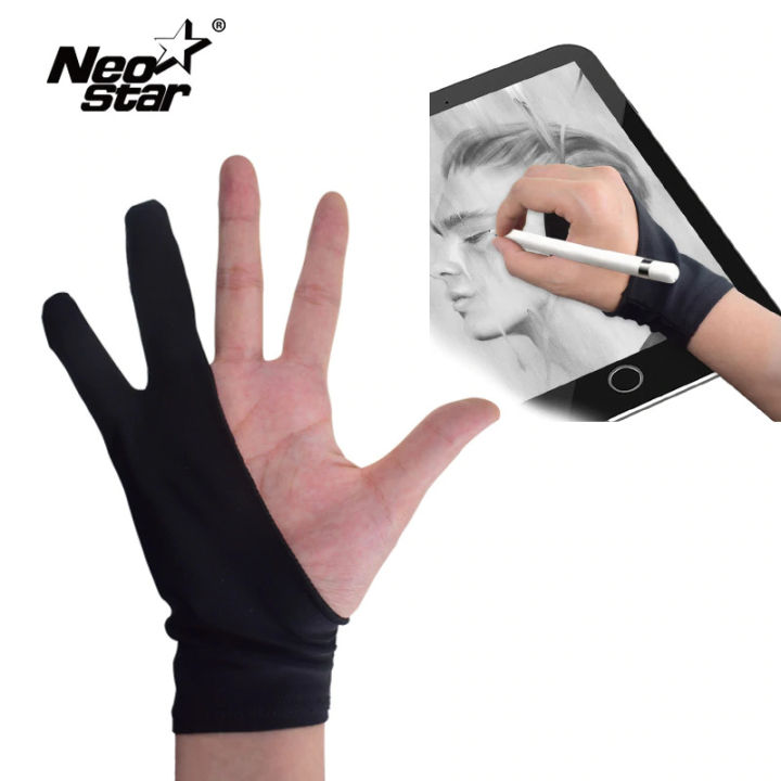 NEO STAR Sarung Tangan Stylus Two Finger Glove Graphics Drawing Artist ...