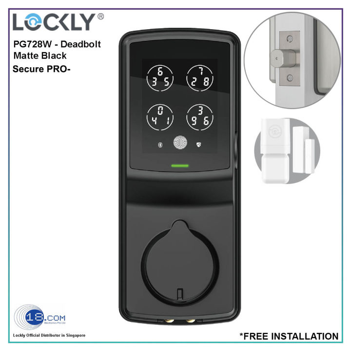 Lockly Smart Lock Singapore- Secure PRO Bluetooth & WIFI Deadbolt ...
