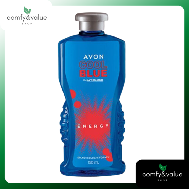 AVON Cool Blue by Intense | Splash Cologne for Men (150mL) | Lazada PH