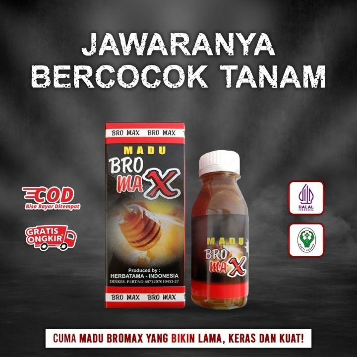 Madu Bromax 175gr dengan ginseng untuk stamina dan imunitas pria ...