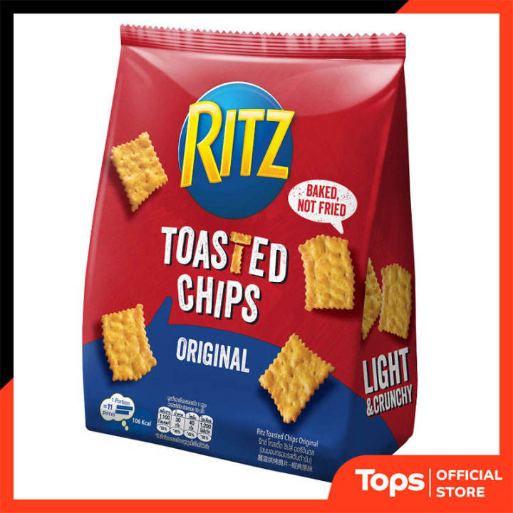 ริทซ์โทสเต็ดชิปส์ขนมอบกรอบรสต้นตำรับ 229กรัม Ritz Toast Chips Original ...