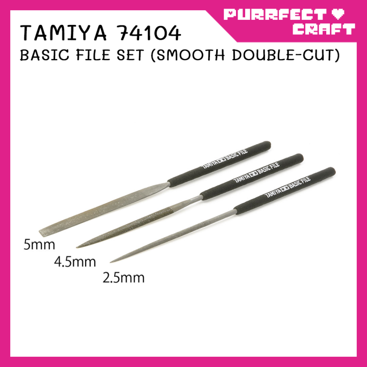 TAMIYA 74104 Basic File Set (Smooth Double-Cut) | Lazada.co.th
