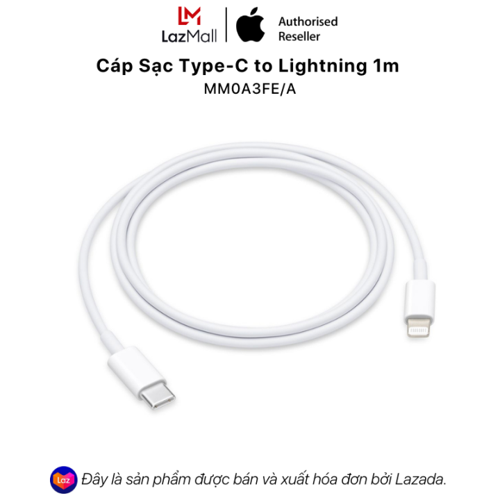 Cáp Sạc Apple Type-C to Lightning 1m - Hàng Chính Hãng (MUQ93ZA/A) ZA/A | Lazada.vn