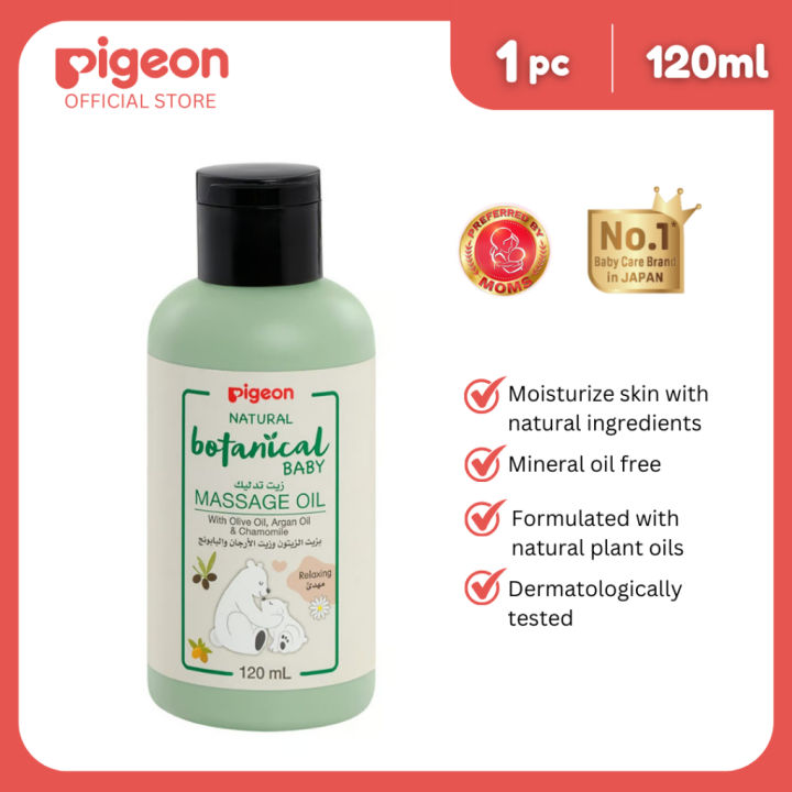 Pigeon Natural Botanical Baby Mage Oil 120ml | Lazada PH