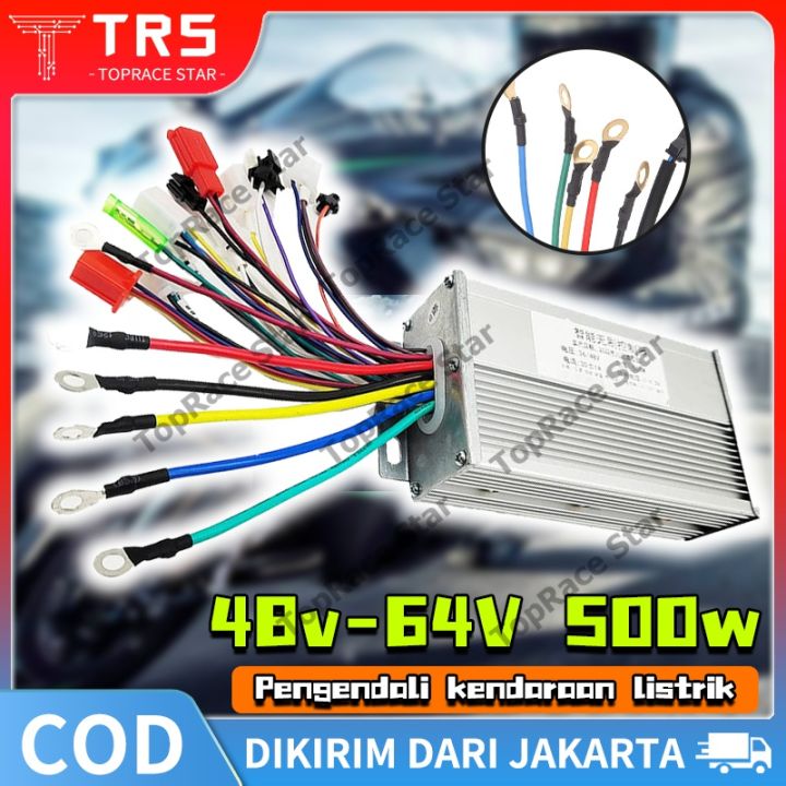 Controller Sepeda Listrik Universal 36V-64V 500W Bldc Brushless ...