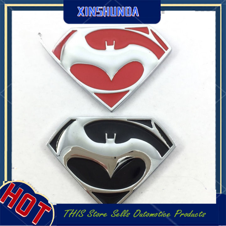 XSD 1 x Metal Bat Logo Batman Hero Car Motor Dark Knight Emblem Sticker ...