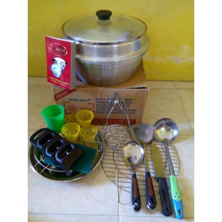 Toyopot Panci Serbaguna Tutup Datar, Tutup Datar plus Kaca | Lazada ...