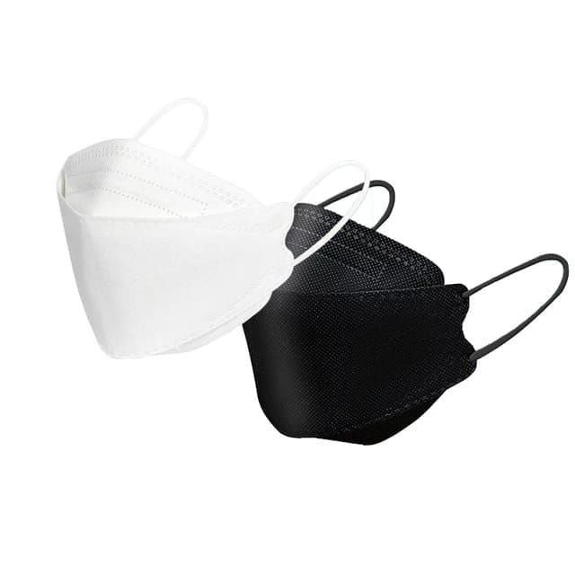 ISI 10 PCS Masker Korea KF94 Disposable Mask 4 Ply Hitam Putih | Lazada ...