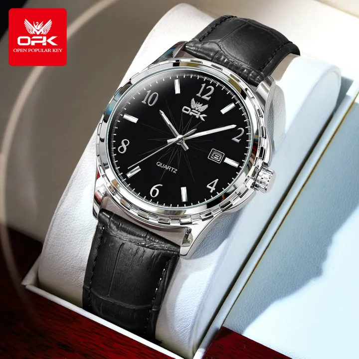 OPK New Men's Watch Waterproof Luminous Calendar Fashion Simple Quartz ...