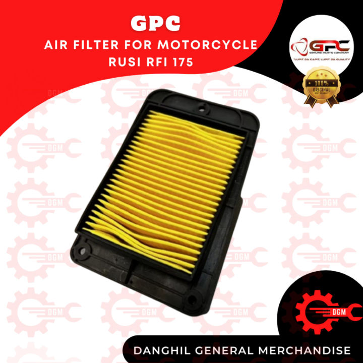 GPC AIR FILTER FOR MOTORCYCLE Rusi RFi 175 | Lazada PH