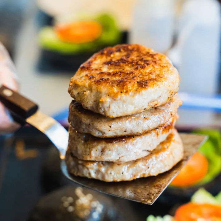 [TASTY FROZEN] Louis Rich Premium Pork Burger 汉堡猪肉 4pcs (320g) | Lazada