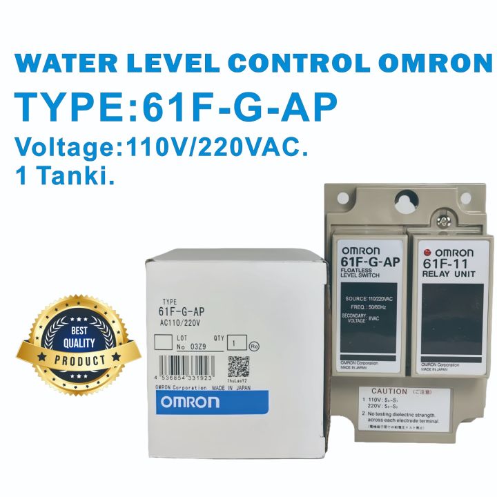 FLOATLESS LEVEL SWITCH WATER LEVEL CONTROL WLC 1 TANKI 61F-G-AP OMRON ...