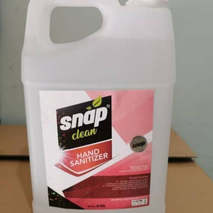 Aseptic hand sanitizer snap 4 liter derigen | Lazada Indonesia