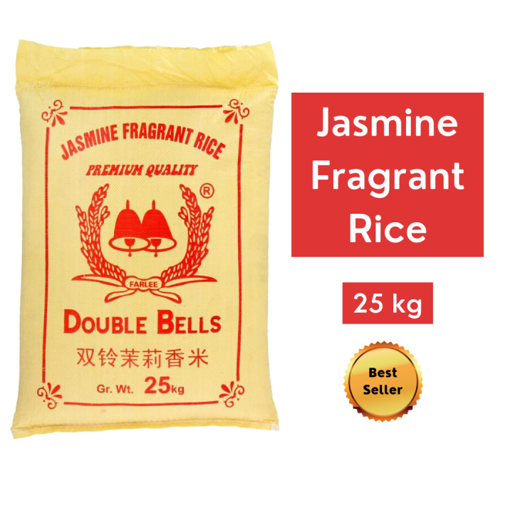 (Old Crop) 25kg Double Bells Jasmine Fragrant Rice | Lazada Singapore