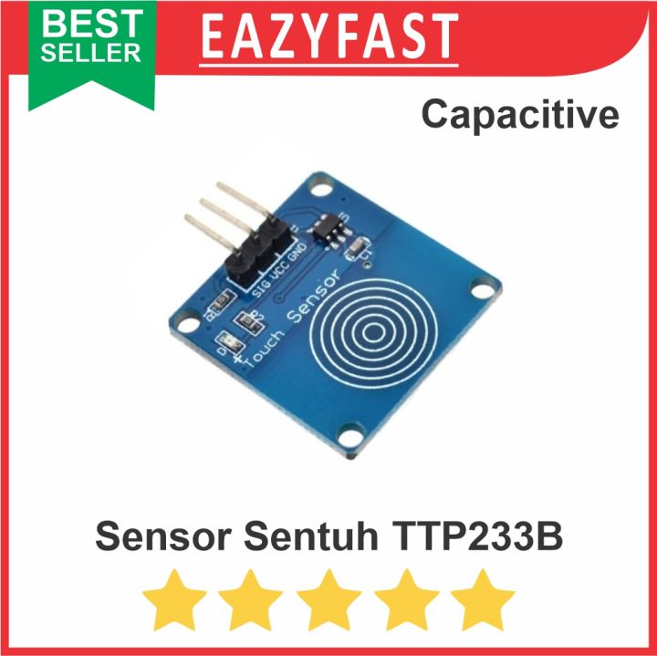 Saklar Sensor Sentuh Ttp223b Touch Switch Button Ttp 223b Self Locking