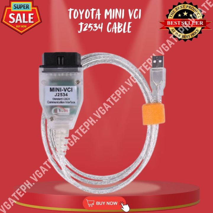 TOYOTA MINI VCI OBD2 DIAGNOSTIC J2534 Cable-NO CD INCLUDED | Lazada PH