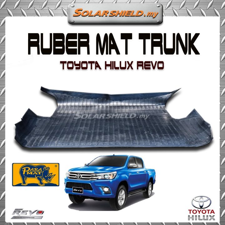 Toyota Hilux Revo (4 Door) 4X4 Rear Trunk Rubber Mat (Paramat) Bedliner ...