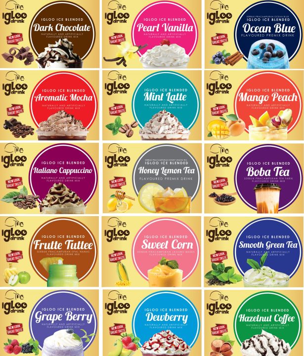 IGLOO SERBUK PRACAMPURAN KREMER SUSU ( ICE BLENDED FRUITTI INSTANT ...