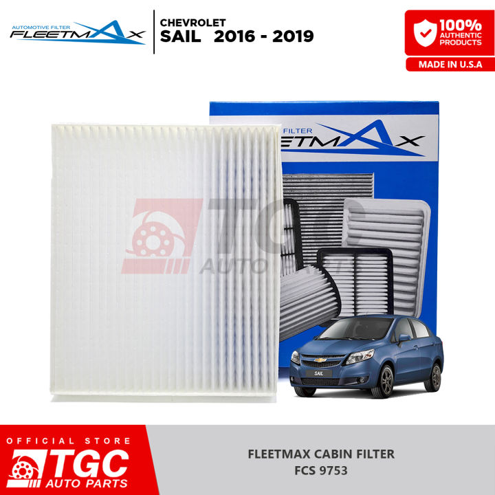 Fleetmax Cabin Filter / Aircon Cleaner for CHEVY SAIL 2016 - 2019 FCS ...