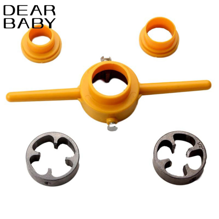 6Pcs Thread Maker Tool Pipe Threader Plumbing Tool Kit Plastic Pipe ...