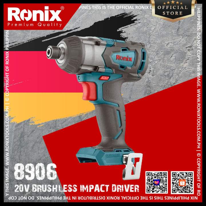Ronix 8906 Cordless Screwriver, 20V, 280N.M-Brushless Series | Lazada PH