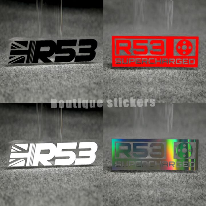 [HOT Cartoon stickers HOT 541] Racing Modified Mini R53 Die-cut Hollow ...