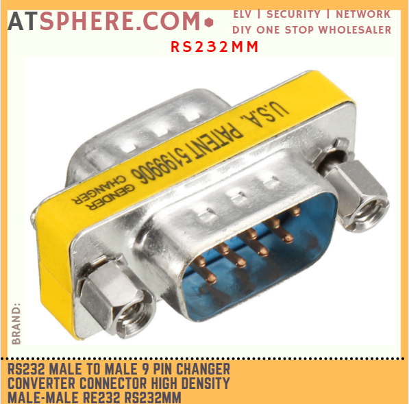 Rs232 Male To Male Adapter at Christian Brown blog