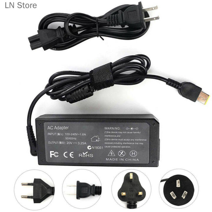 AC Adapter For Lenovo L24i L24q 23.8-inch LED Monitor Power Supply Cord ...