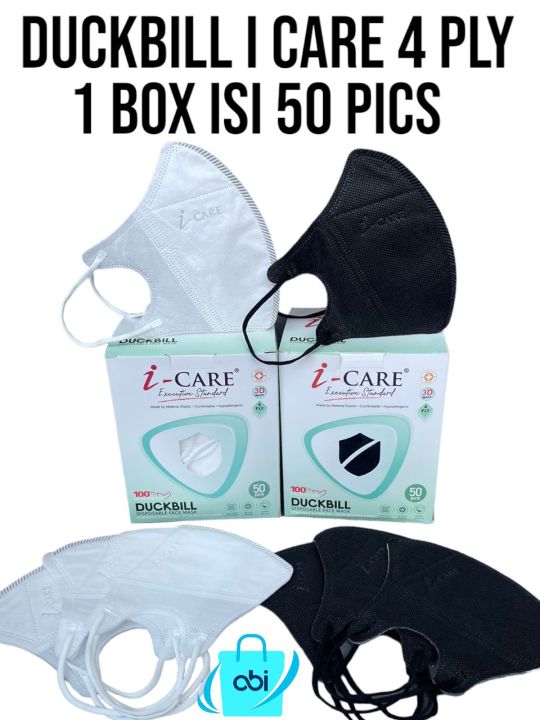 MASKER DUCKBILL I CARE 4 PLY ISI 50 | Lazada Indonesia