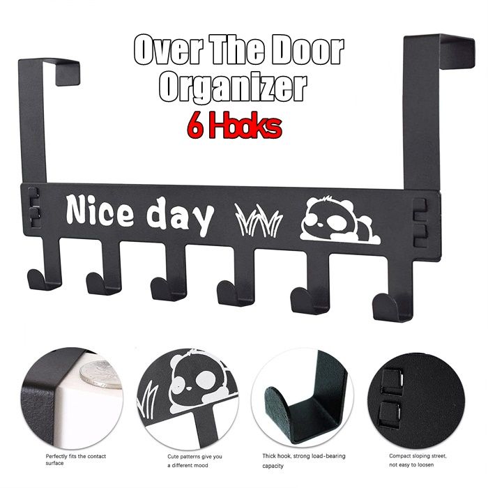 Over The Door Hook Hanger /Door Hook With 6 Hook /Ampaian Sangkut ...