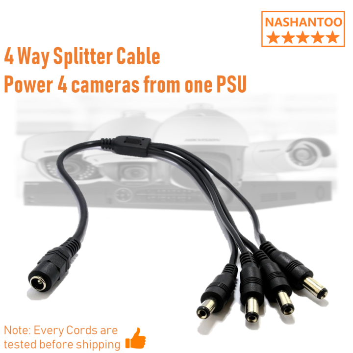 4 Way DC Power Splitter Adapter CCTV | Lazada PH