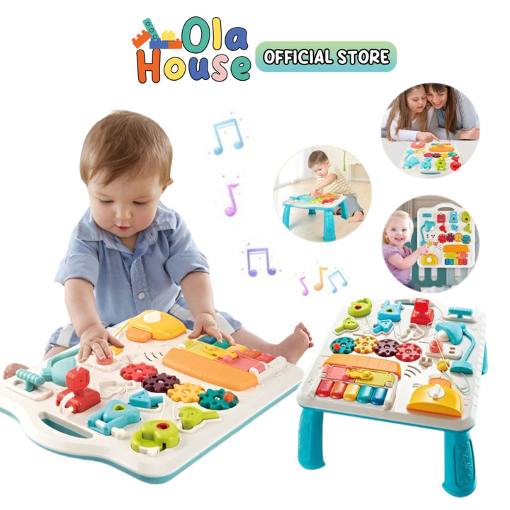 OLA Activity Centre Learning Table with Heightening Table Legs ...