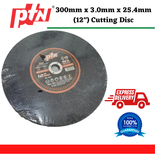 12 inch Cutting Disc 300mm x 3mm x 25.4mm PTN 12 inci | Lazada