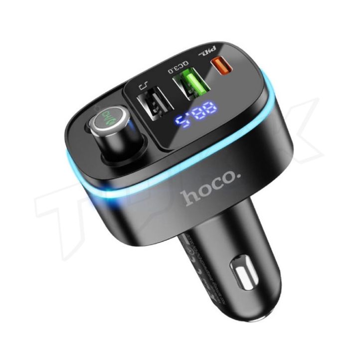 Hoco E62 บลูทูธ ในรถยนต์ Bluetooth5.0 Car Kit FM Transmitter PD20W + QC ...