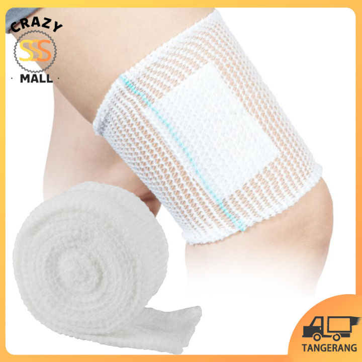 Net Elastic Bandage Perban Elastis Jaring Set Jaring Tetap Perban Sendi ...