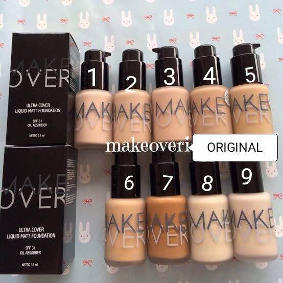 4 varian foundation MAKE OVER | Lazada Indonesia