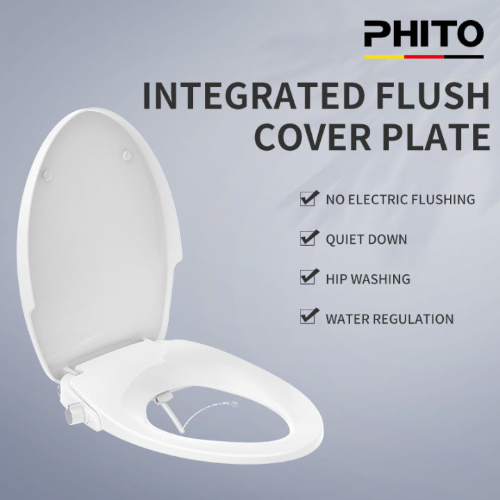 Phito Bathroom Set Toilet Seat With Non Electric Toilet Bidet Hand Free