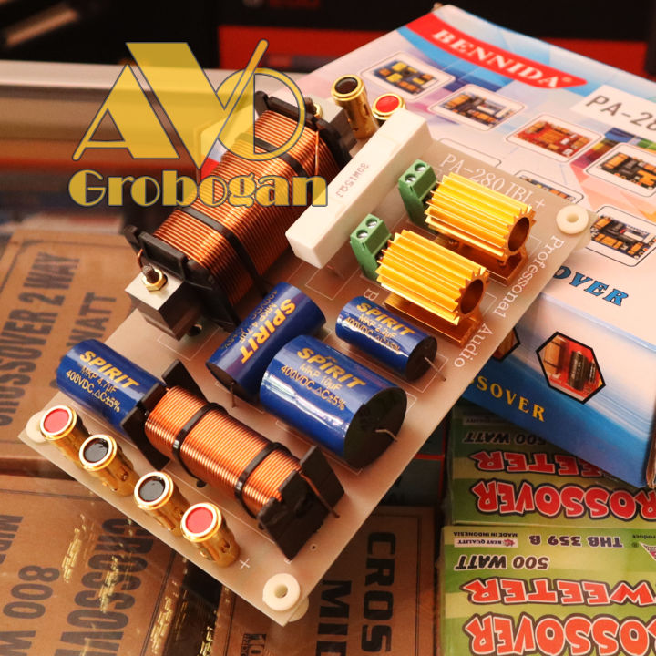 Crossover Pasif 2 Way Woofer Tweeter Bennida JBL-280 Original Crossover ...