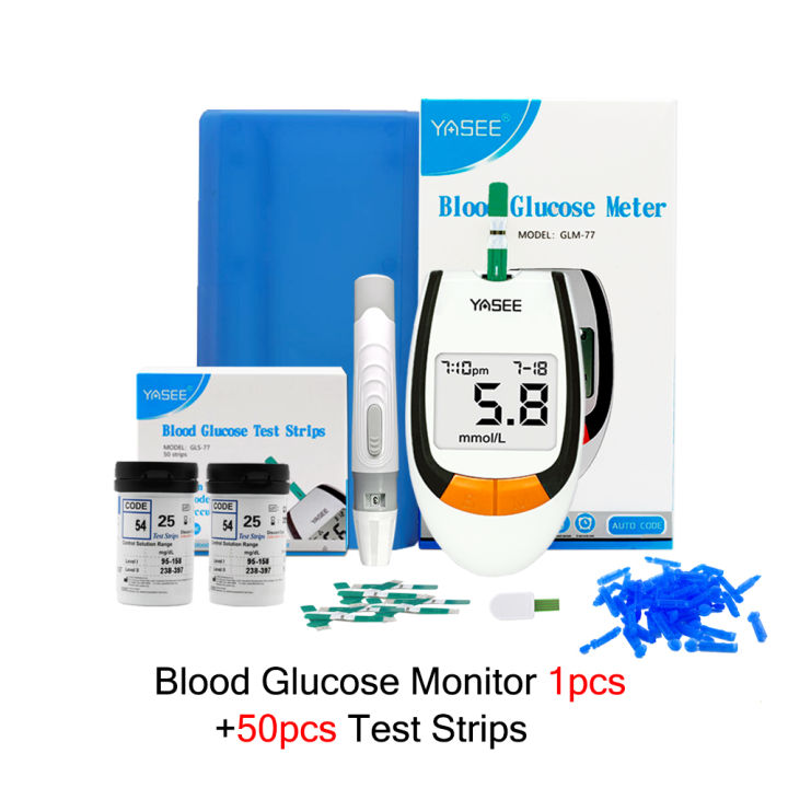 Yongrow glucometer complete set 100 strips one touch glucometer ...
