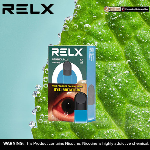 RELX Pod Pro MENTHOL PLUS For INFINITY DEVICE AND ESSENTIAL DEVICE ...