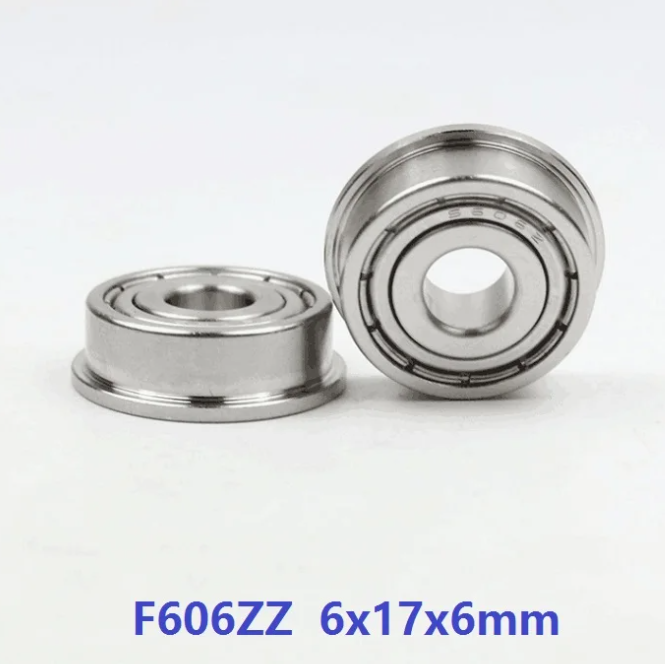 F606ZZ ( 6 x 17 x 6 mm.) NMB miniature ball bearing with FLANGE เอ็น ...