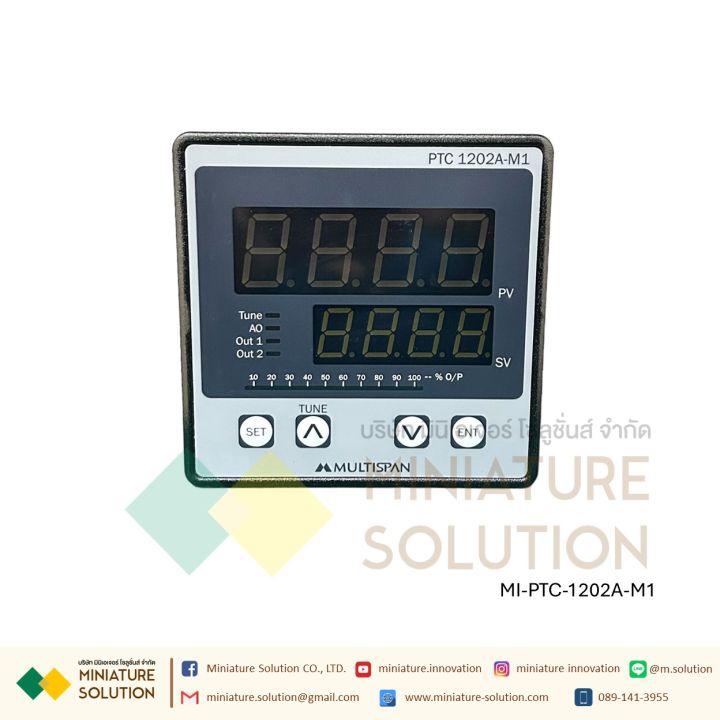 Multispan Universal input PID Controller With Analog Output &Modbus facility Input : J/K/PT-100/ ...