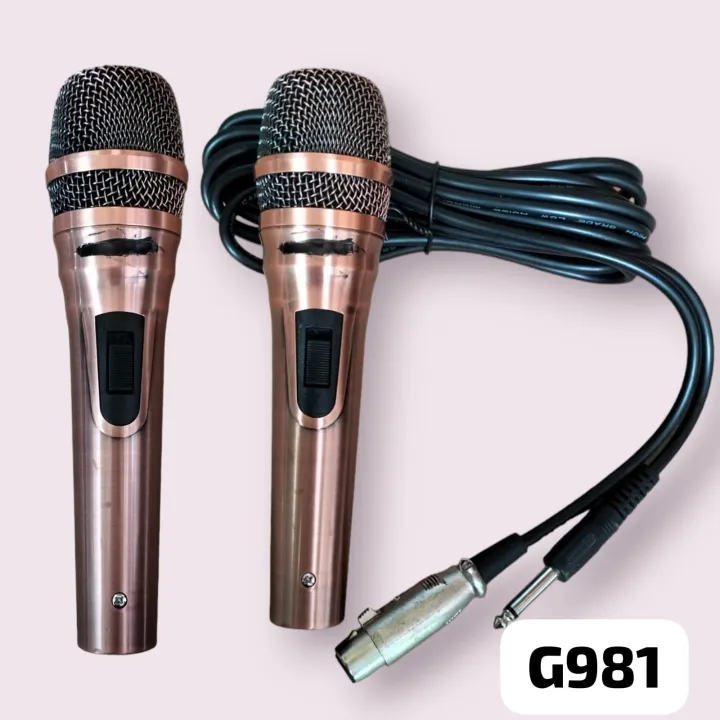 G981 MIK MIC MIX SINGLE KABEL BESI HI FIDELITY UNI DIRECTIONAL ...