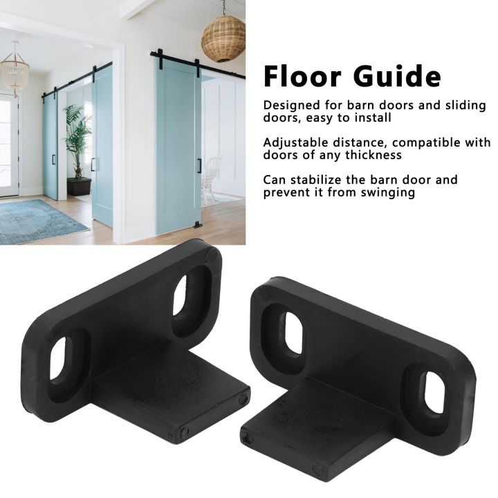 Floor Guide Plastic 4.5x1.8x1.5cm Floor Mounted Door Roller Guide for ...