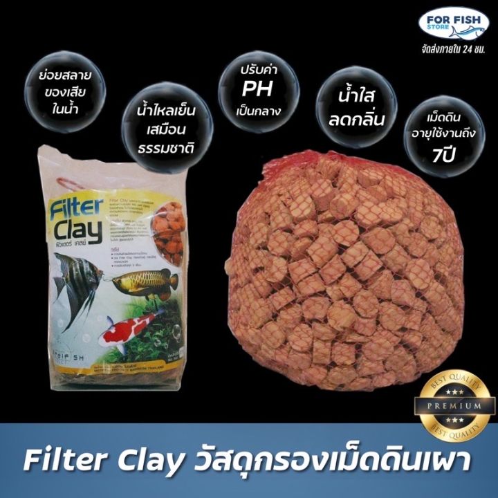 วัสดุกรอง เม็ดดินเผาคุณภาพสูง อายุการใช้งานนาน 7 ปี Medifish Filter ...