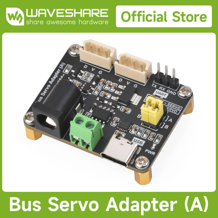 Waveshare Serial Bus Servo Driver Board, Integrates Servo Power Supply ...
