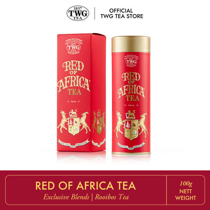 TWG Tea | Red of Africa Tea, Loose Leaf Rooibos Tea Blend in Haute ...