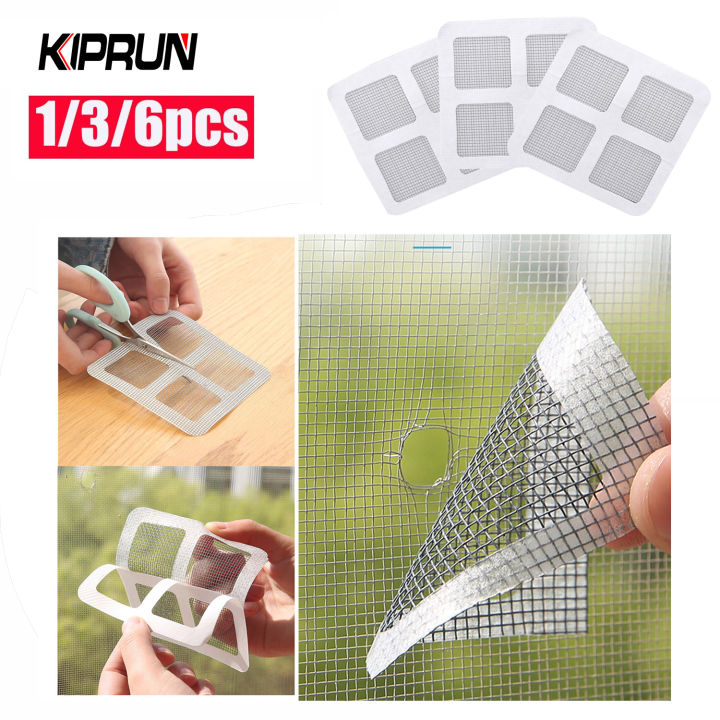 KIPRUN 1/3/6pcs Window Mosquito Net Patch Window Screen Repair Kit ...